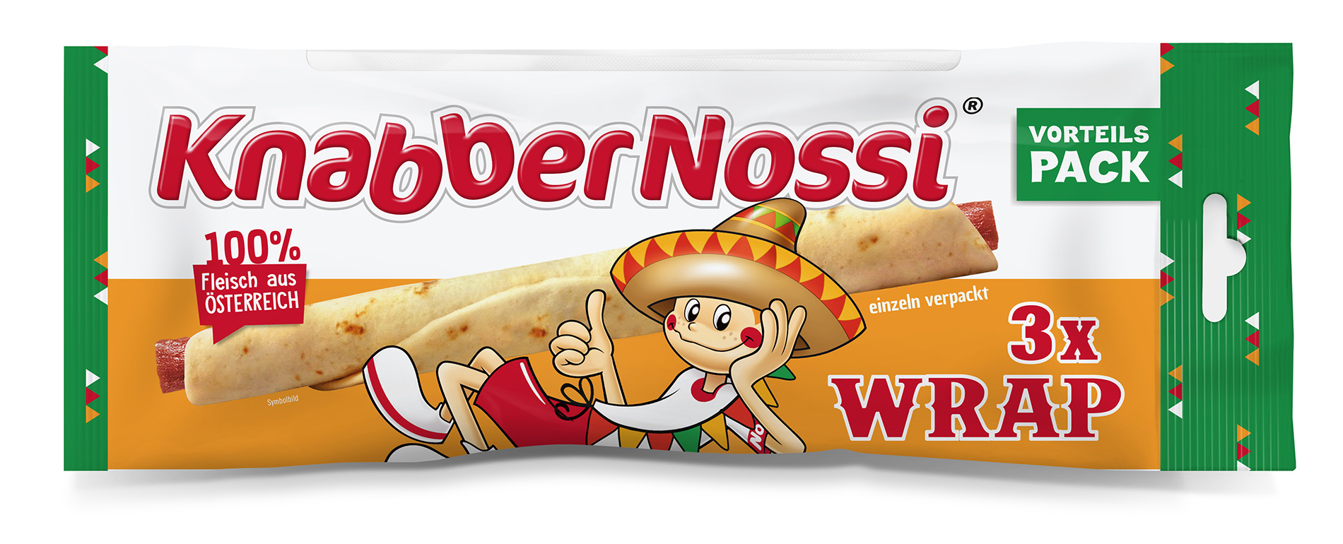 Wrap - KnabberNossi - Das legendäre Snackwürstchen!